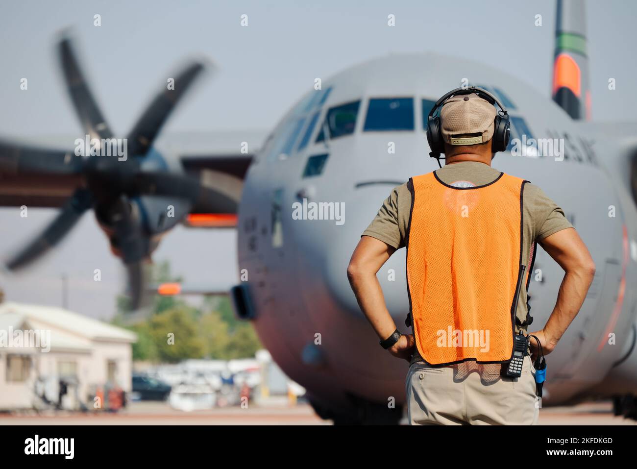 A U.S. Forest Service Modular Airborne Firefighting Systems (MAFFS ...