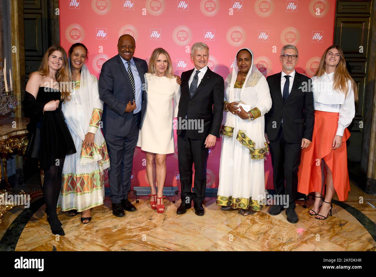 Rome, Italy. 17th Nov, 2022. Rome : Palazzo Colonna . "Ernesto Illy ...