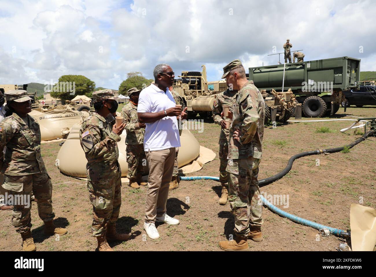 Gen. Daniel Hokanson, chief of the National Guard Bureau and Gov ...
