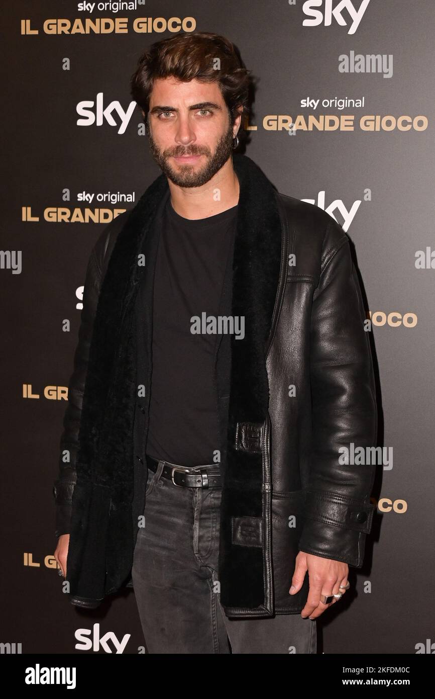 Rome, Italy. 17th Nov, 2022. Marco Rossetti attends the red carpet of ...