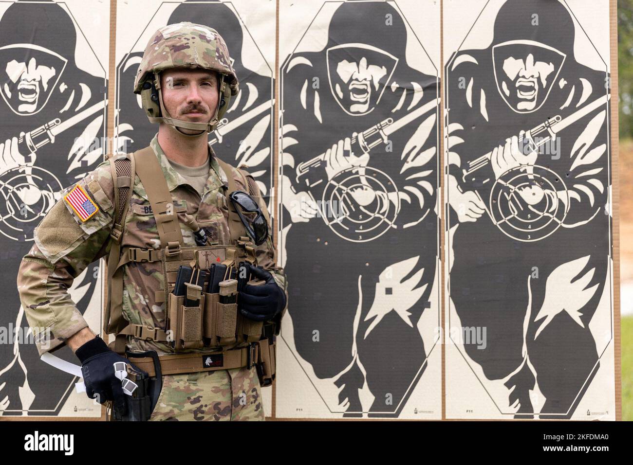 Florida Army National Guard’s Sgt. Douglas Bennett, with the 260th ...