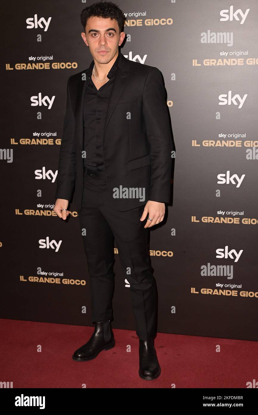 Giovanni Crozza attends the red carpet of the Sky tv series "Il grande ...