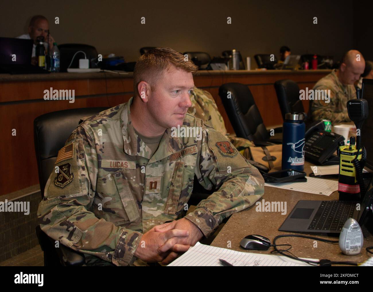 Capt. Jim Lucas, an emergency support function representative for ...