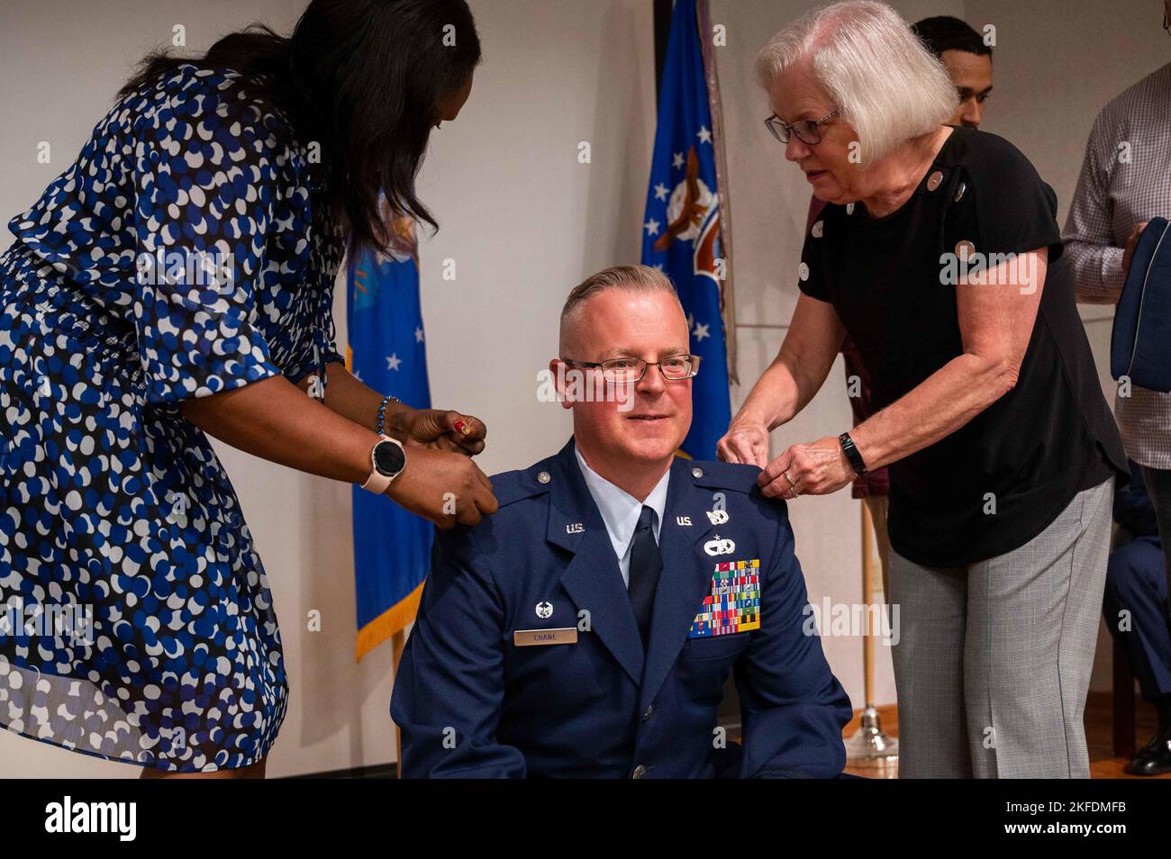 Family of U.S. Air Force Maj. Scott Crane, Missouri Air National Guard ...