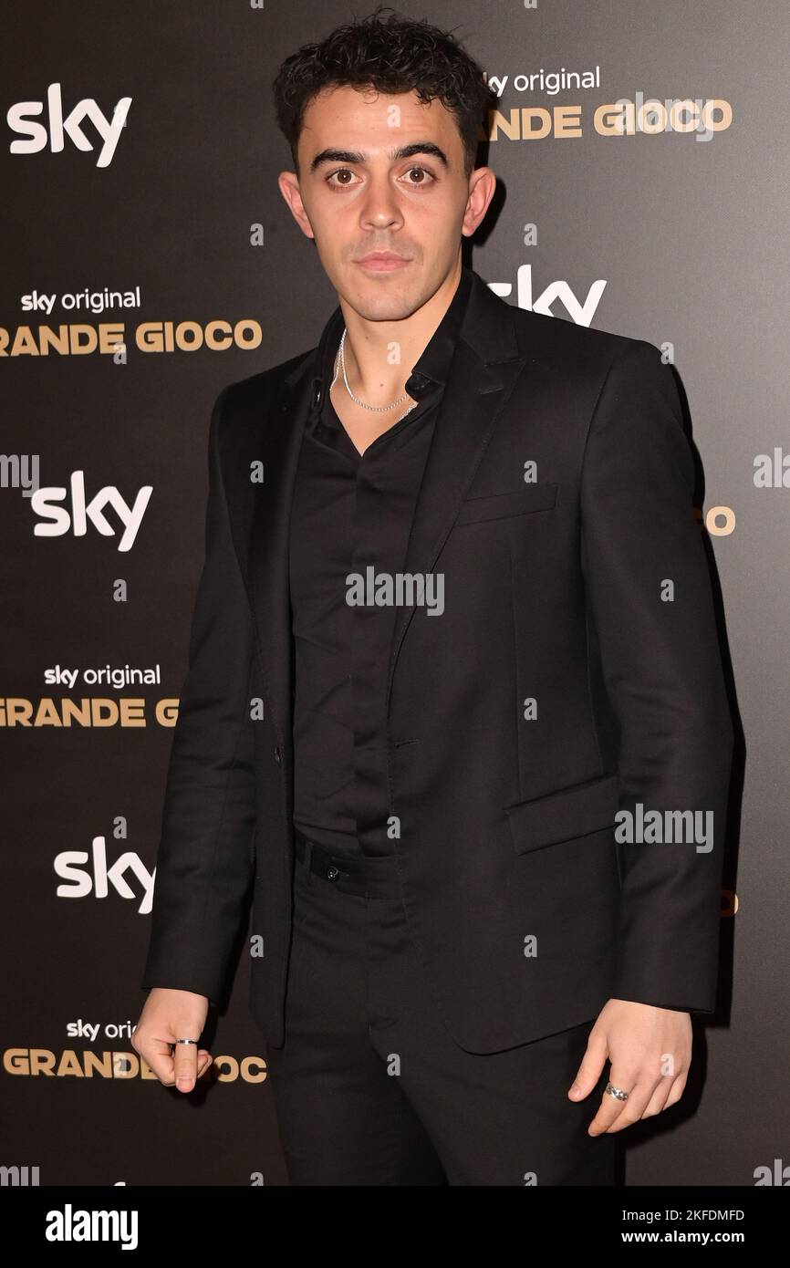 Giovanni Crozza attends the red carpet of the Sky tv series "Il grande ...