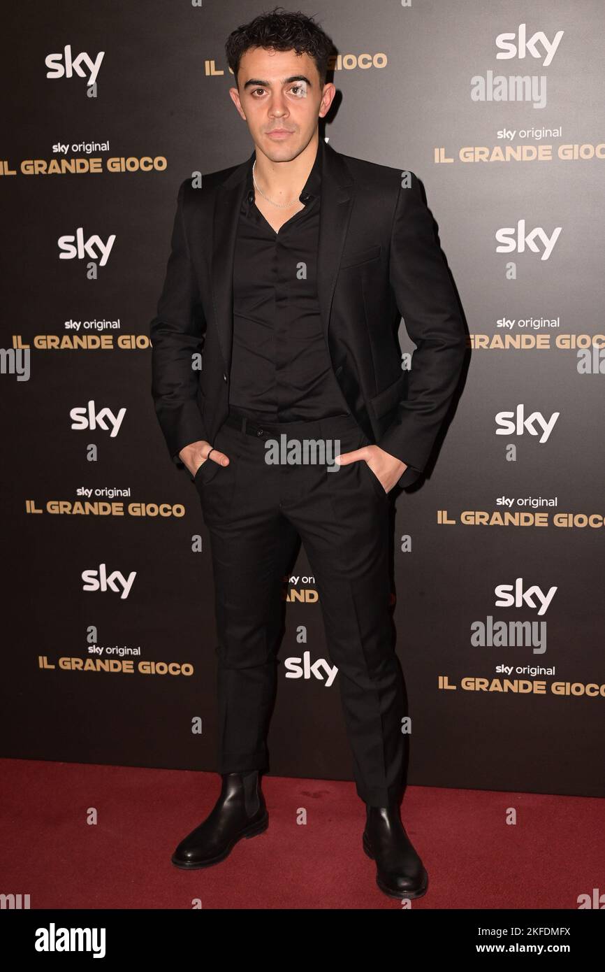 Giovanni Crozza attends the red carpet of the Sky tv series "Il grande ...