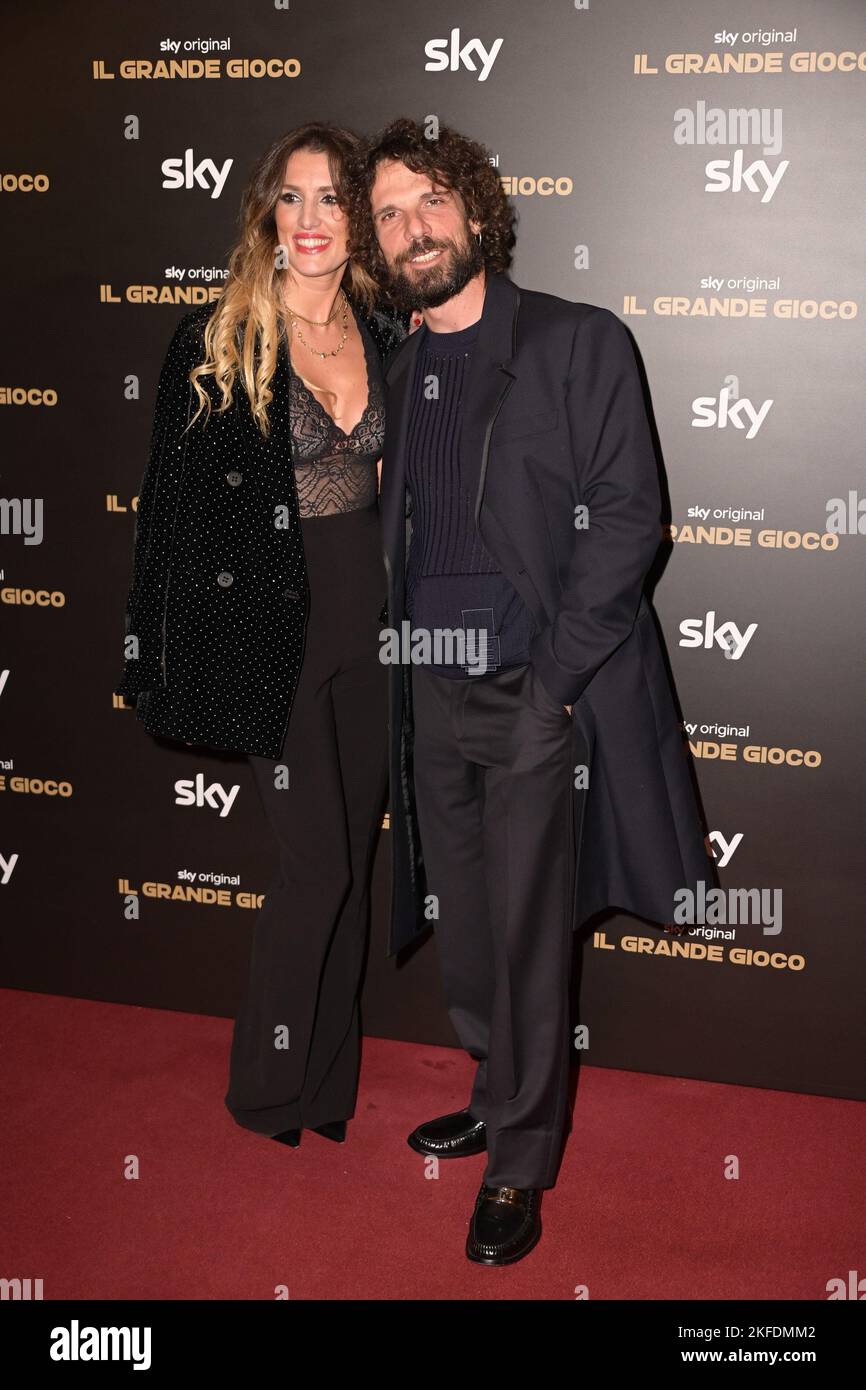 Rome, Italy. 17th Nov, 2022. Federica Sorino (L) and Francesco ...