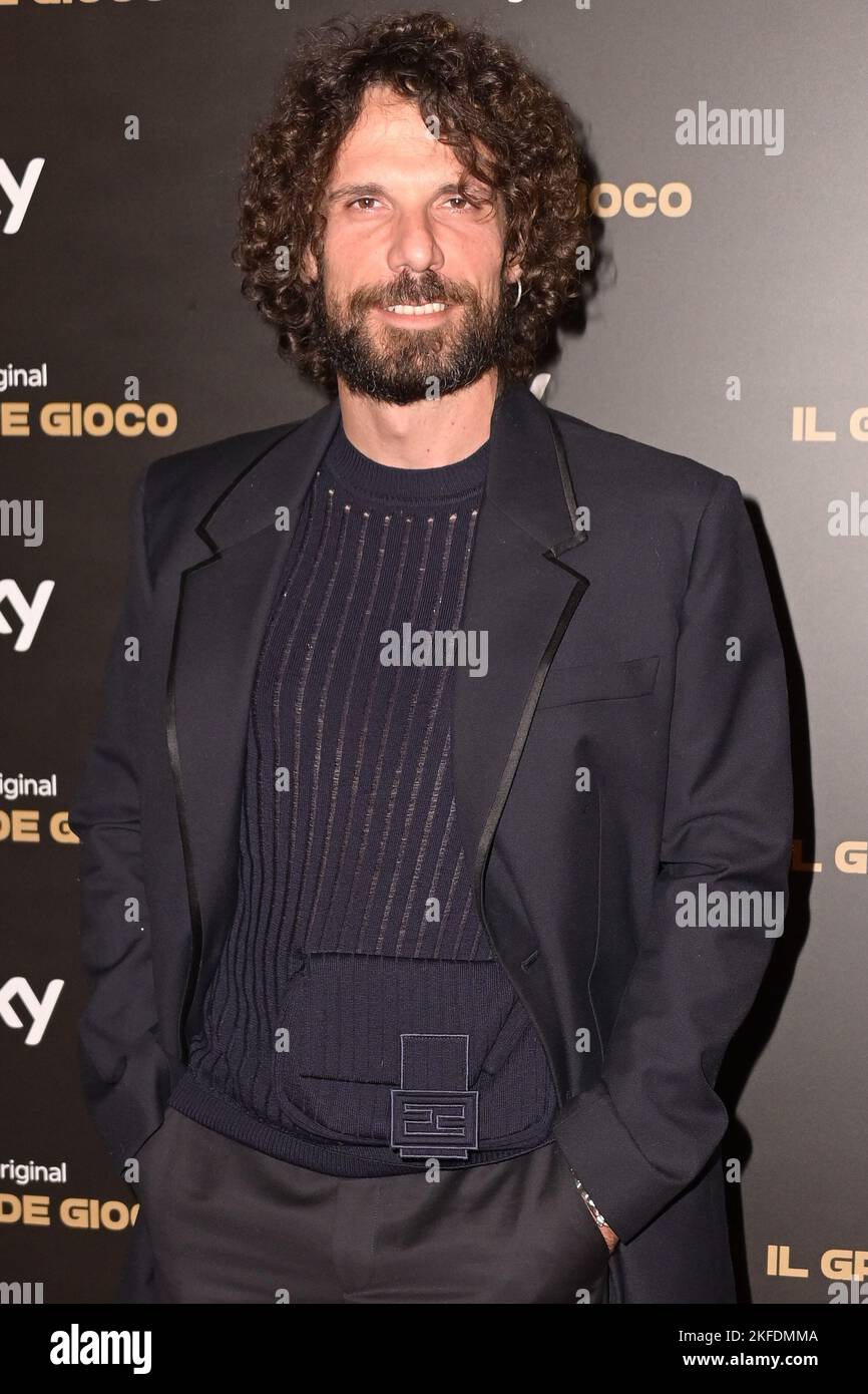 Rome, Italy. 17th Nov, 2022. Francesco Montanari attends the red carpet ...