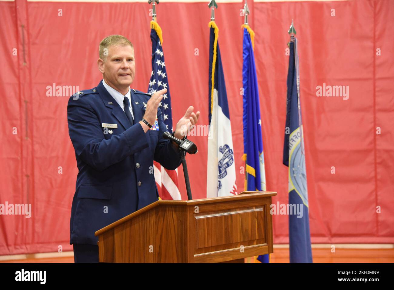 U.S. Air National Guard Col. Justin Wagner, 185th Air Refueling Wing ...