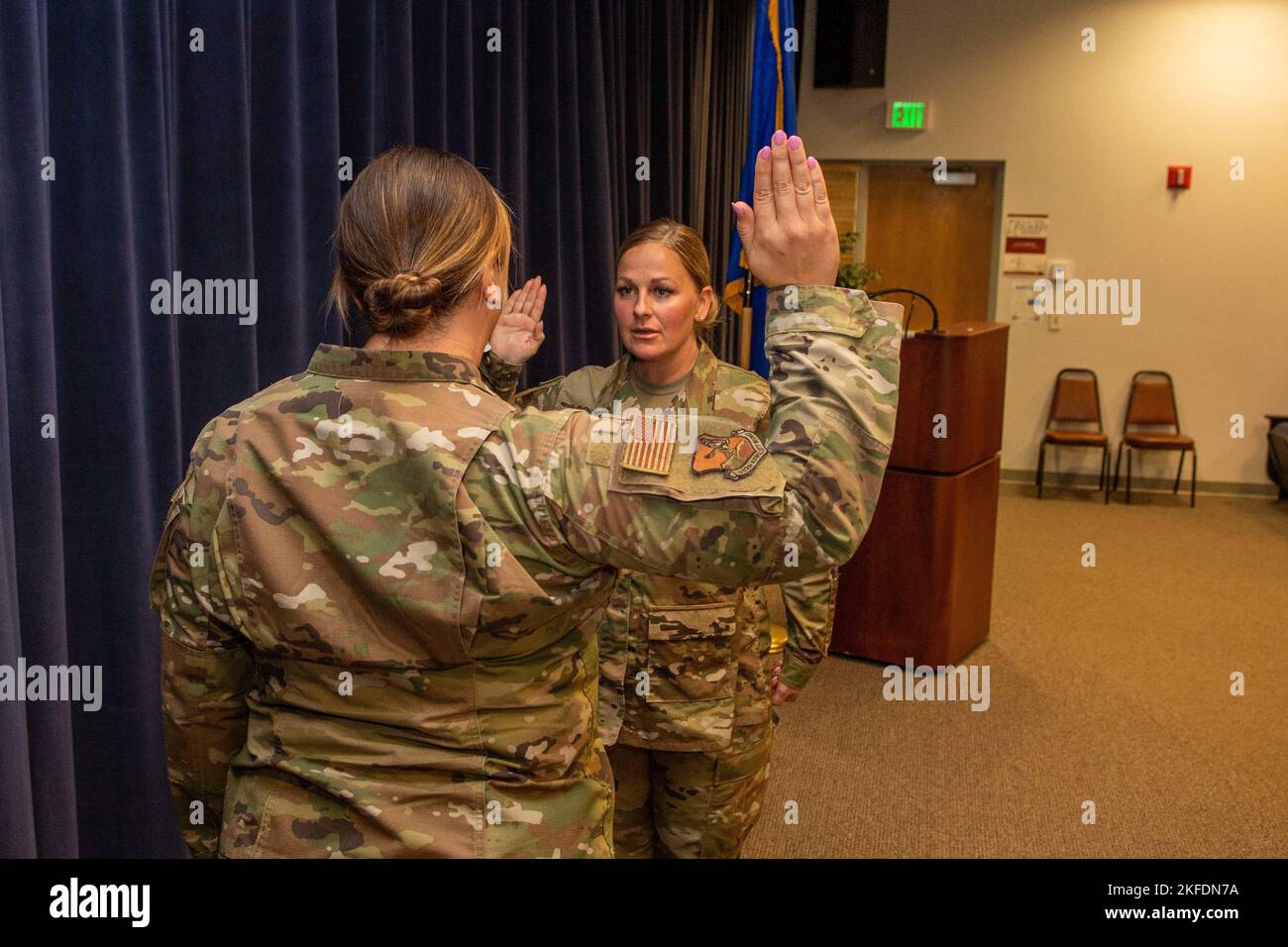 Col. Brian Gunderson, director of staff assigned to the Nevada Air ...