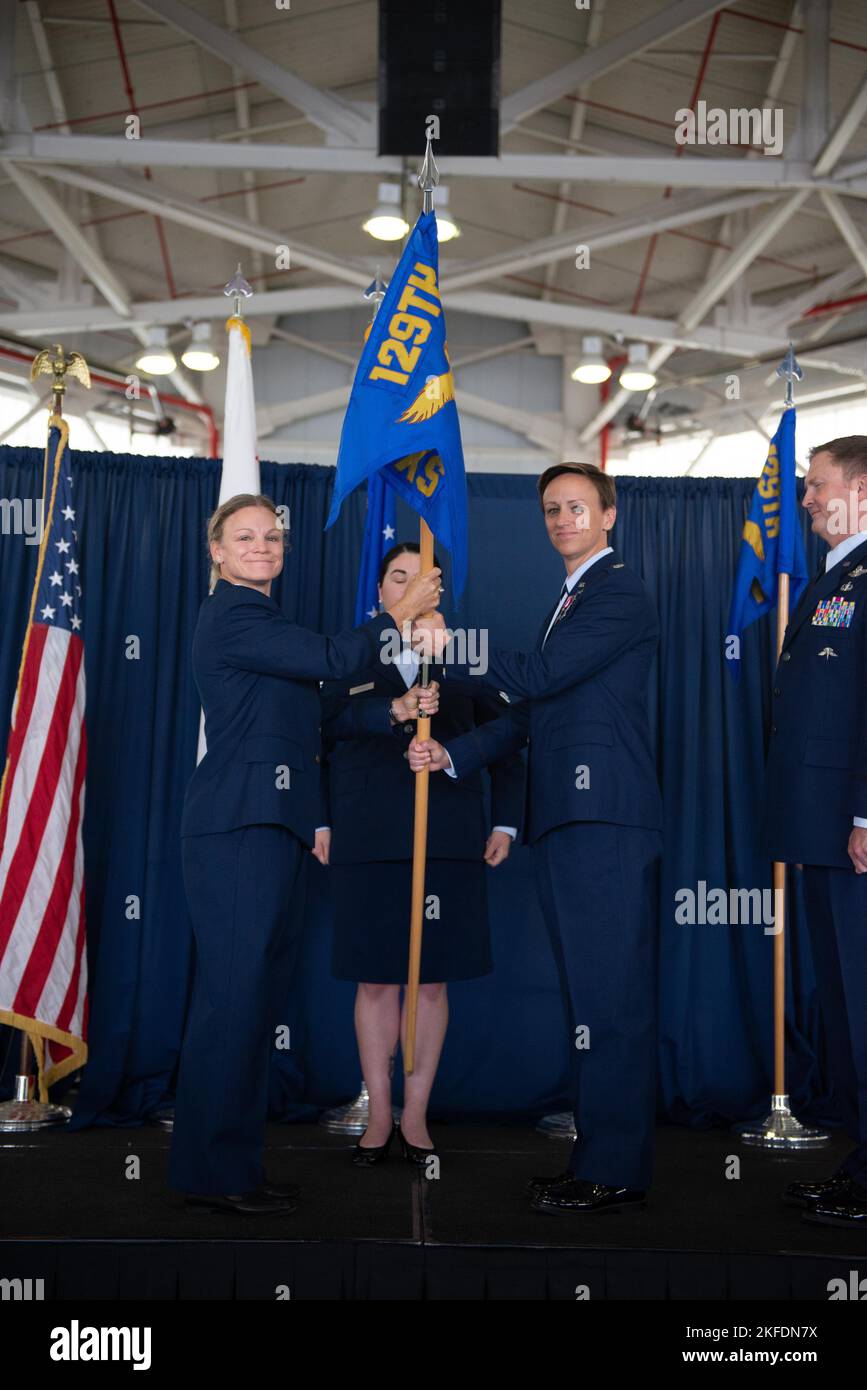 U.S. Air Force Lt. Col. Lyndsey M. Ballinger relinquishes command of ...