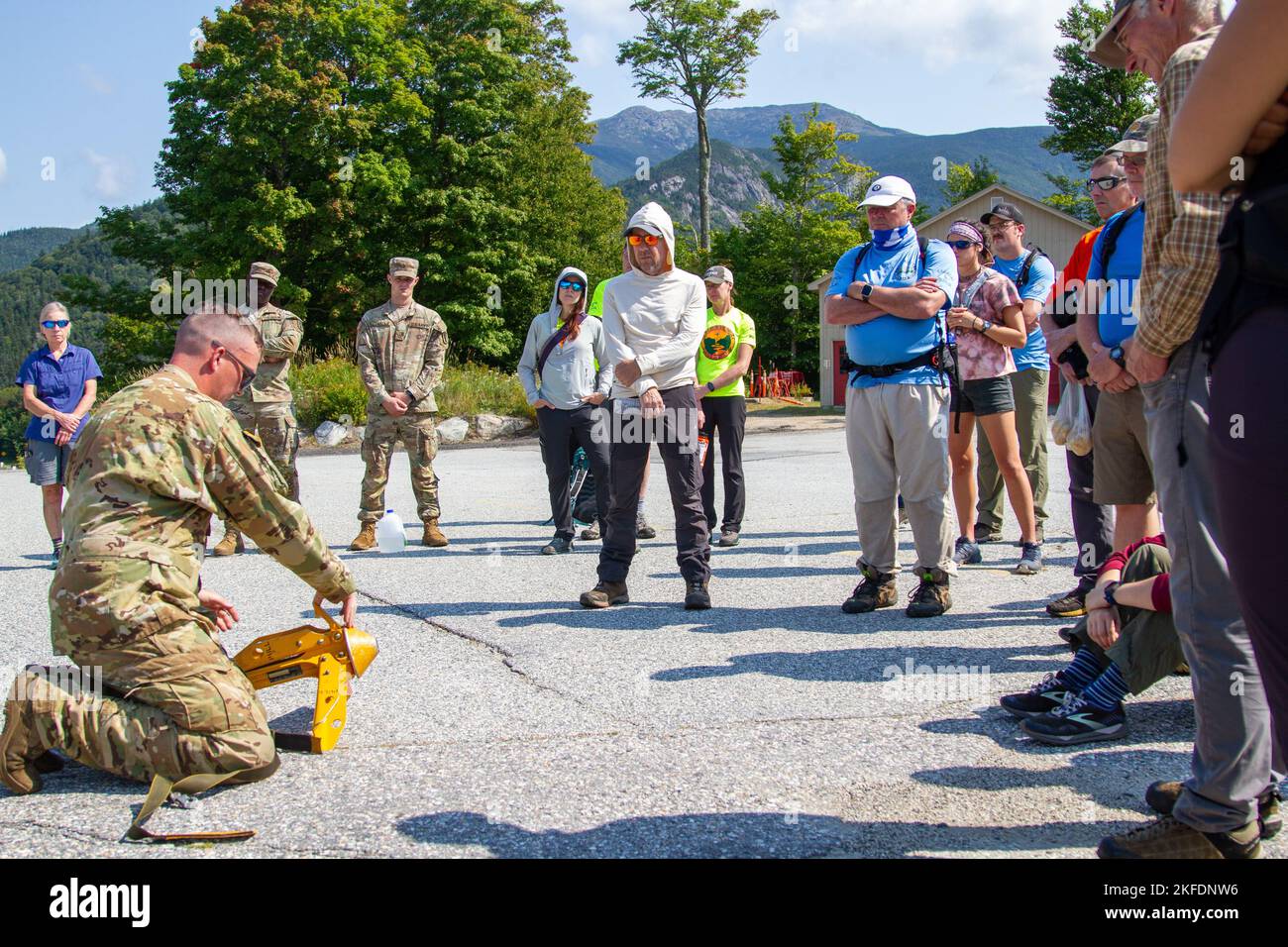 Spc. Nate MacDonald, a black hawk crew chief with Alpha Company, 1st ...