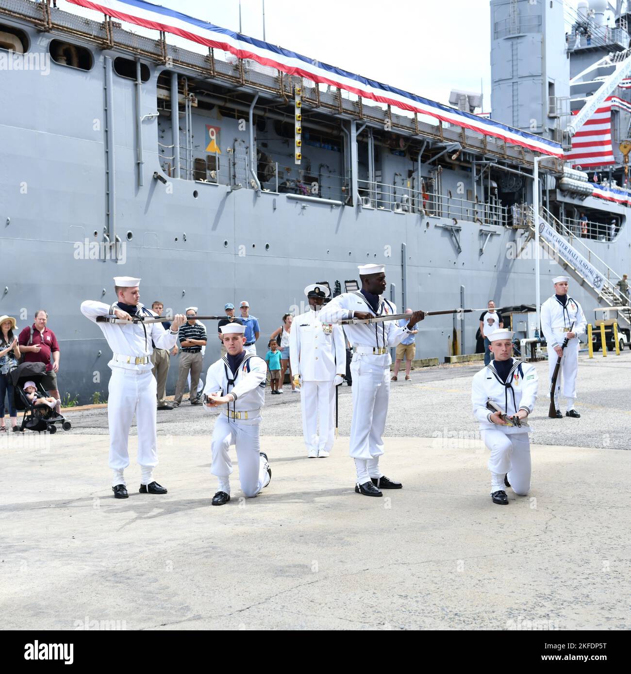 BALTIMORE (Sept. 10, 2022) The U.S. Navy Ceremonial Guard Drill Team conducts a drill ...