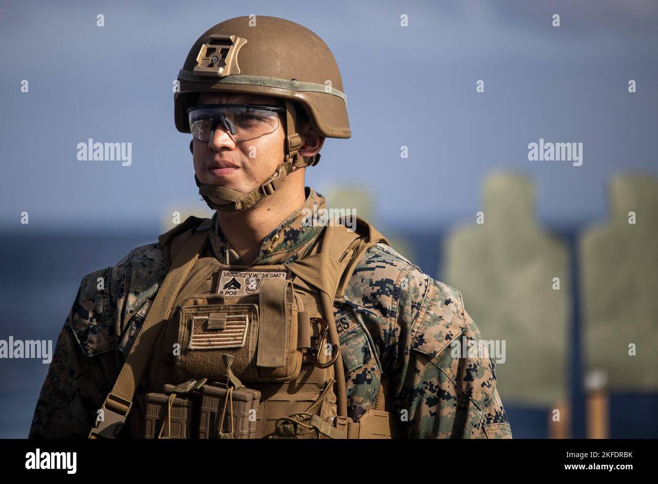 U.S. Marine Corps Cpl. Vincent Vasquez, an infantry Marine with ...