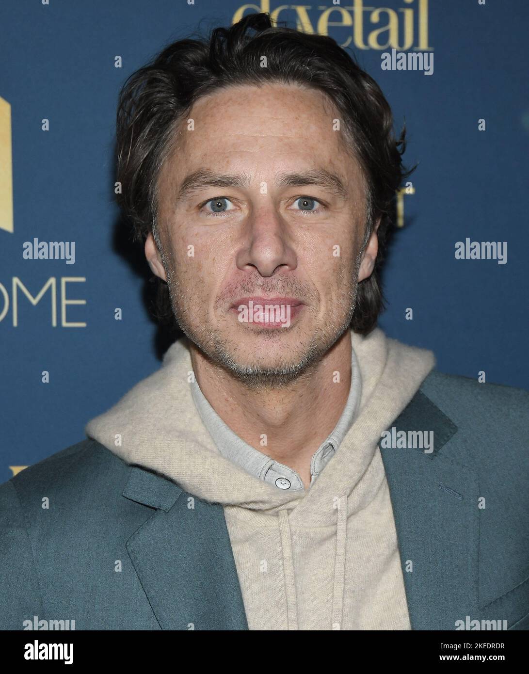 Beverly Hills, CA , November 17, 2022. Zach Braff arrives at A Sense of ...