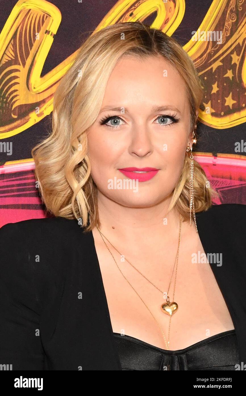 New York, USA. 17th Nov, 2022. Julia Mattison attends the '& Juliet' opening night on Broadway ...