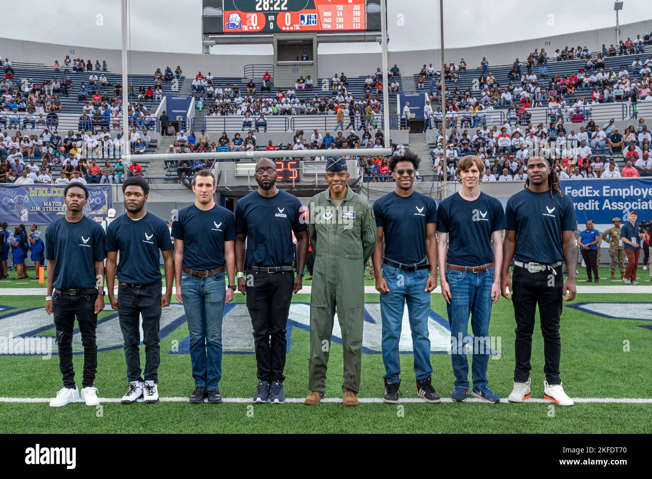Air Force Chief of Staff Gen. CQ Brown, Jr. photographs with recently ...