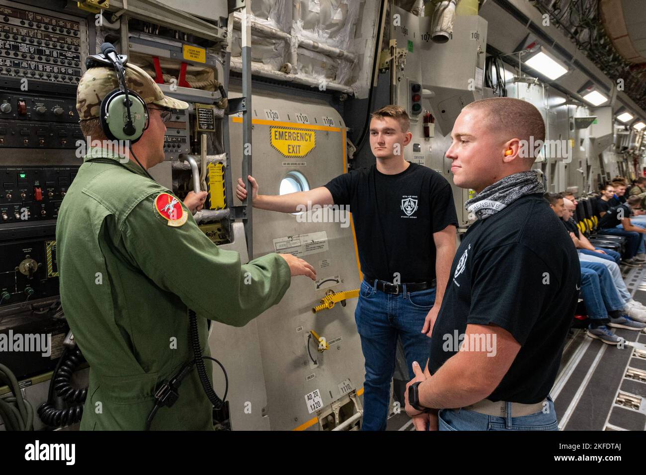 U.S. Air Force Master Sgt. Michael Crunkleton, a loadmaster with the ...