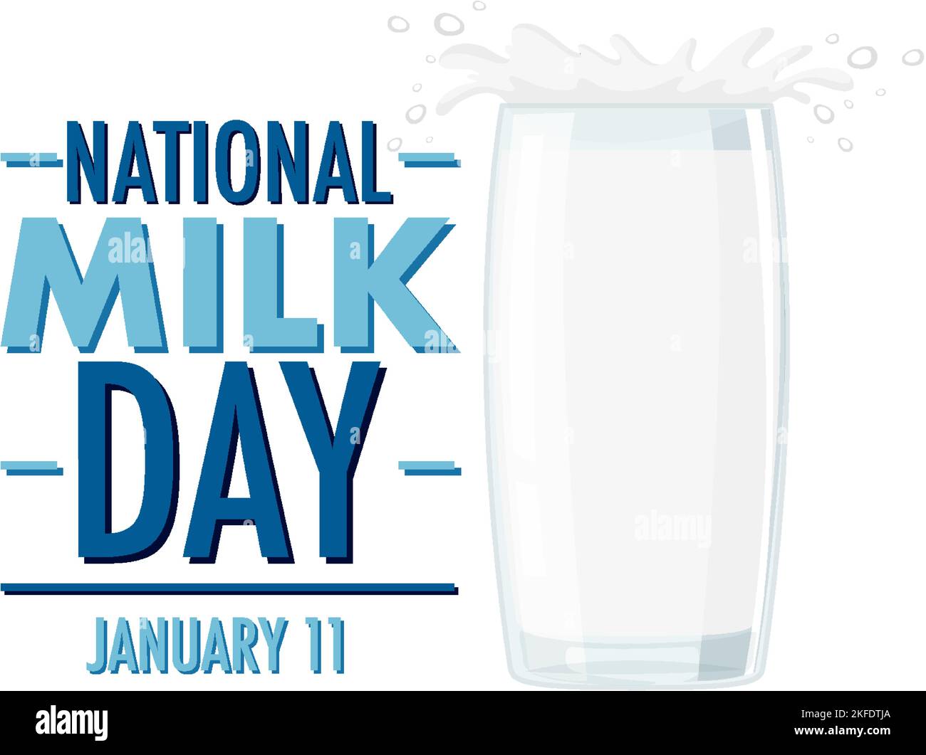 National Milk Day Banner Design illustration Stock Vector Image & Art ...
