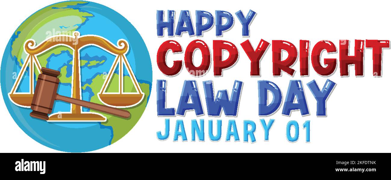 Copyright law day banner design illustration Stock Vector Image & Art ...