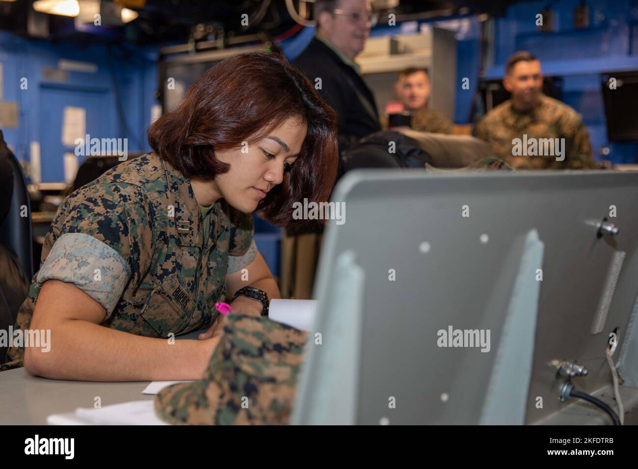 220910-N-VO895-1011 ATLANTIC OCEAN (Sept. 10, 2022) Capt. Michelle ...