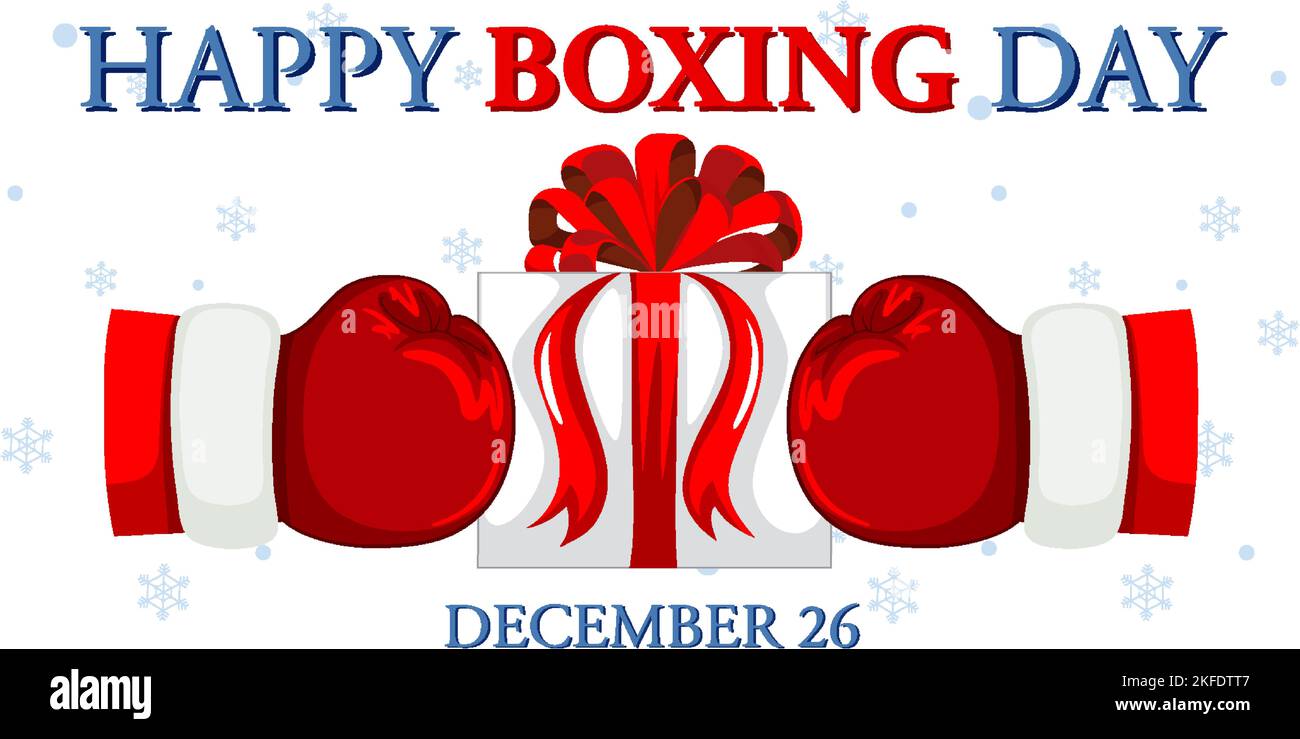Happy Boxing Day banner design illustration Stock Vector Image & Art ...
