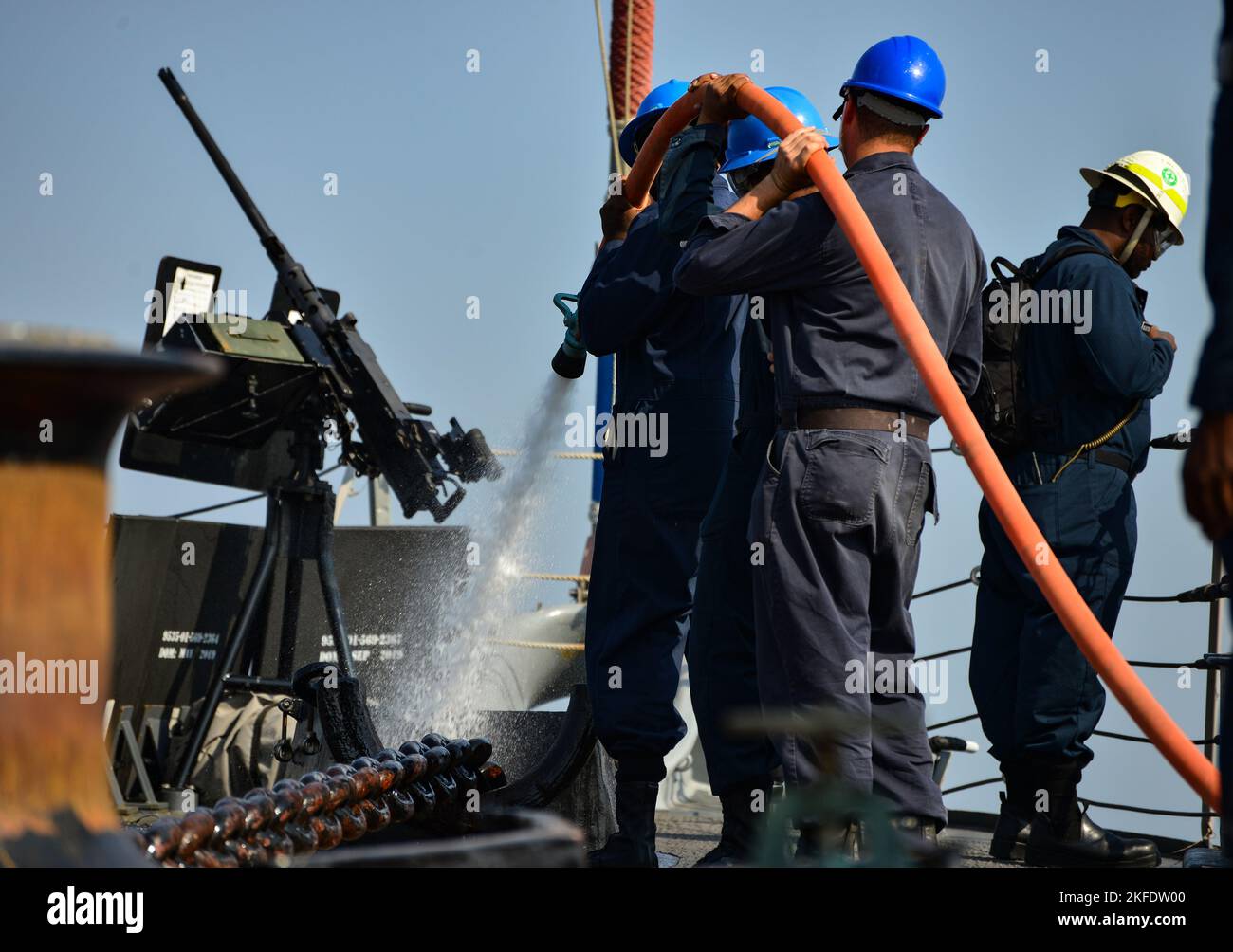RIO DE JANEIRO (Sept. 10, 2022) Sailors aboard the Arleigh Burke-class ...