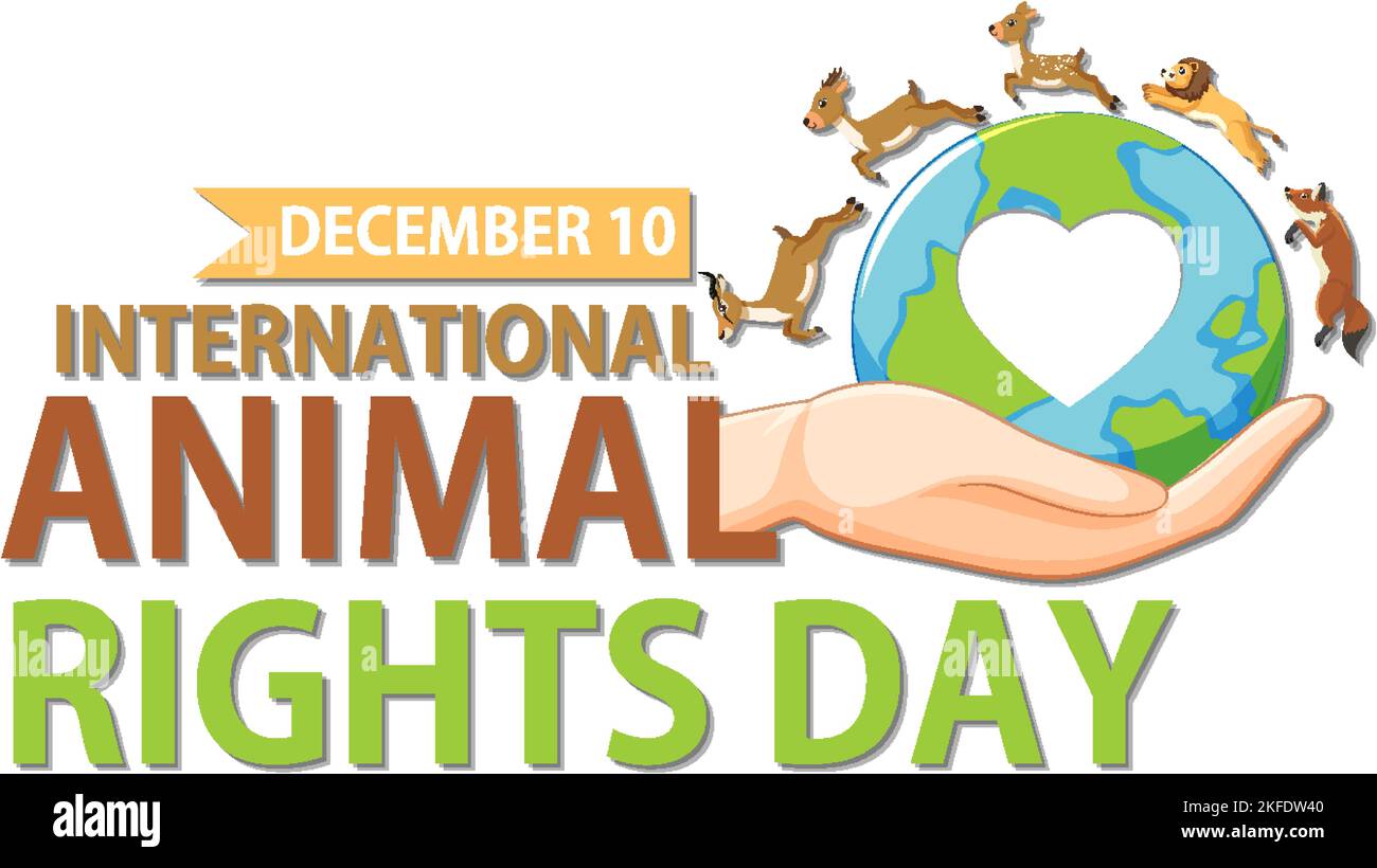 International Animal Rights Day Banner illustration Stock Vector Image ...