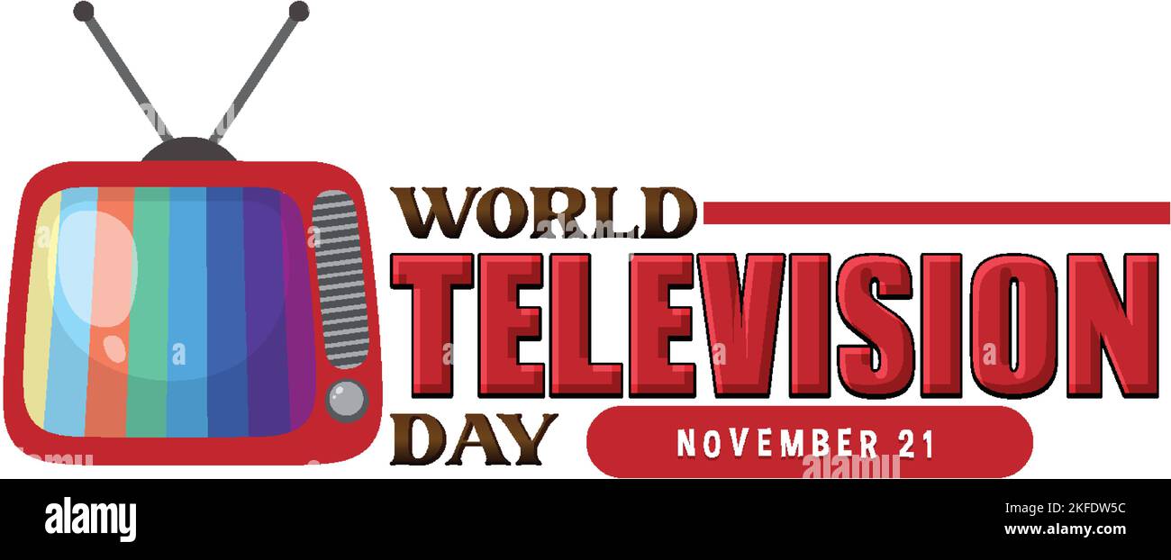 World television day poster design illustration Stock Vector Image ...
