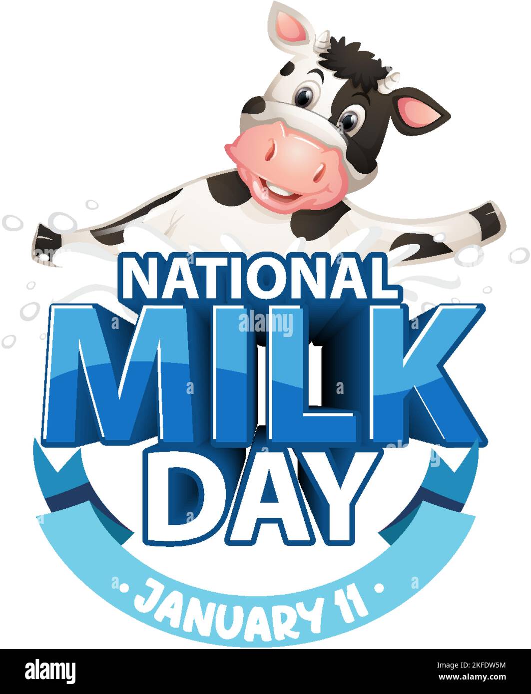 National milk day January icon illustration Stock Vector Image & Art ...