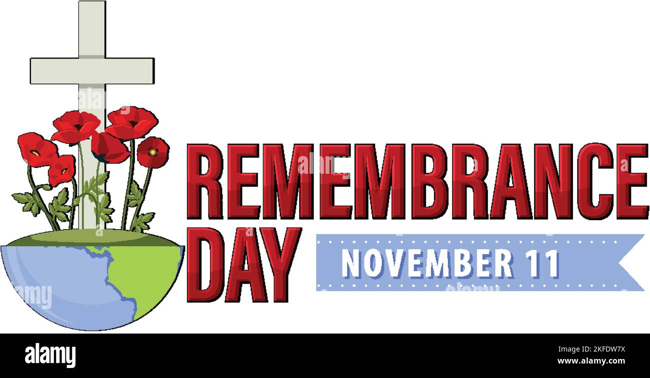 Remembrance Day Logo Design illustration Stock Vector Image & Art - Alamy