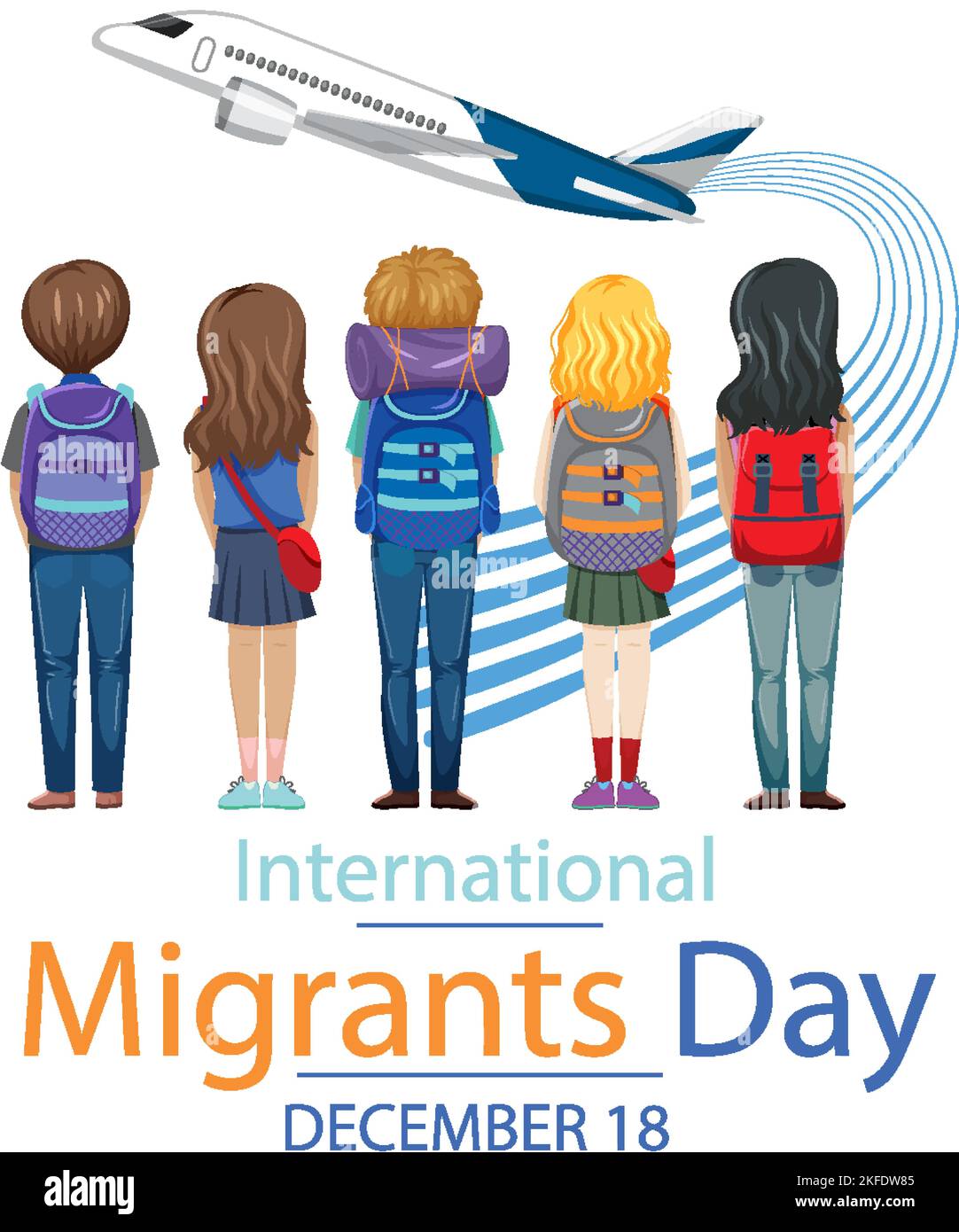 International Migrants Day Banner Design illustration Stock Vector Image & Art - Alamy