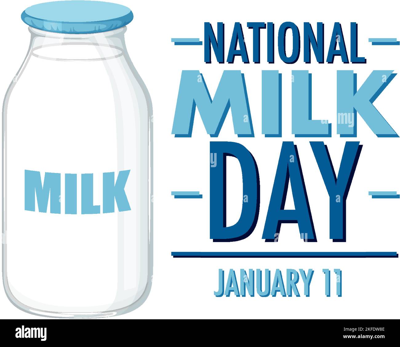 National milk day poster Cut Out Stock Images & Pictures - Alamy