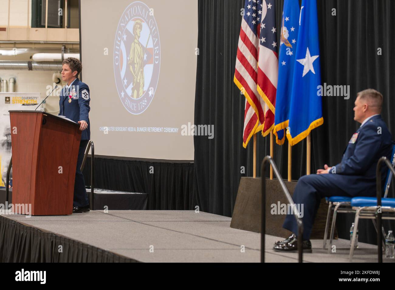 A retirement ceremony is held for U.S. Air Force Chief Master Sgt ...