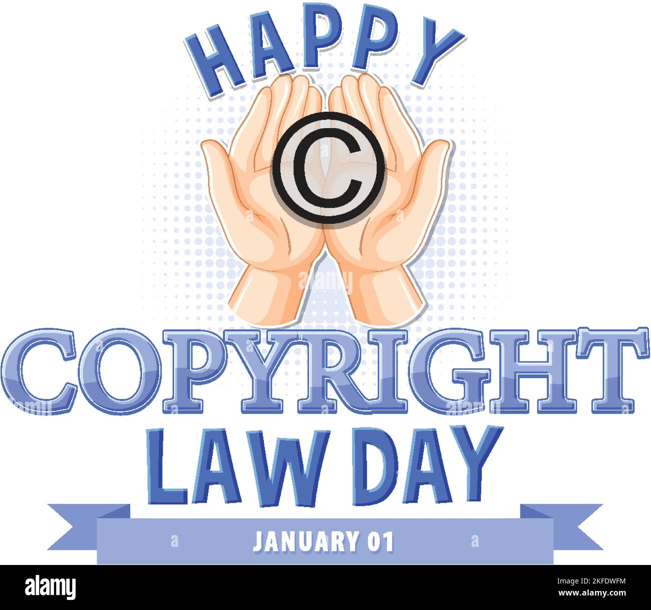 Copyright law day banner design illustration Stock Vector Image & Art ...