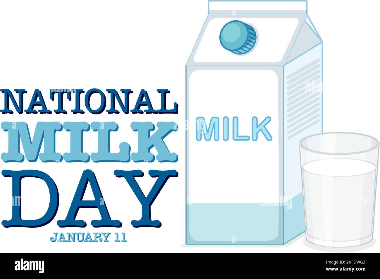 National Milk Day Banner Design illustration Stock Vector Image & Art ...