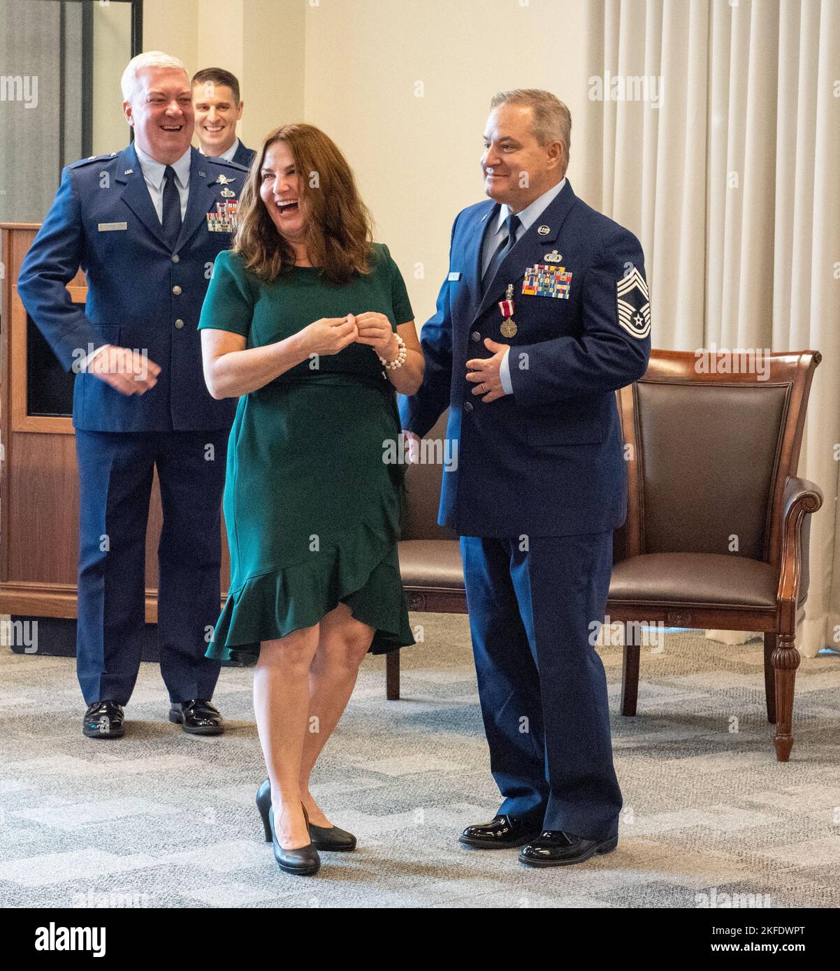 Chief Master Sgt. Gary Reny, officially retired during a ceremony on ...