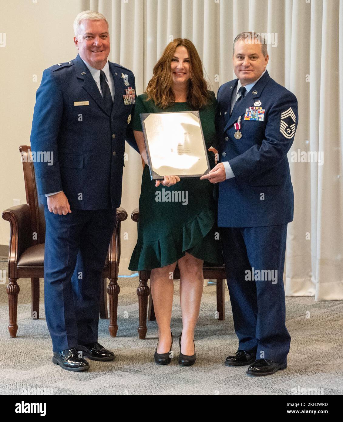 Chief Master Sgt. Gary Reny, officially retired during a ceremony on ...
