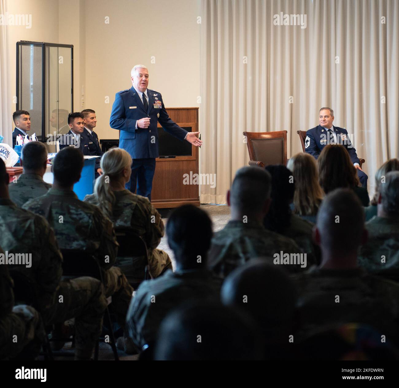 Chief Master Sgt. Gary Reny, officially retired during a ceremony on ...