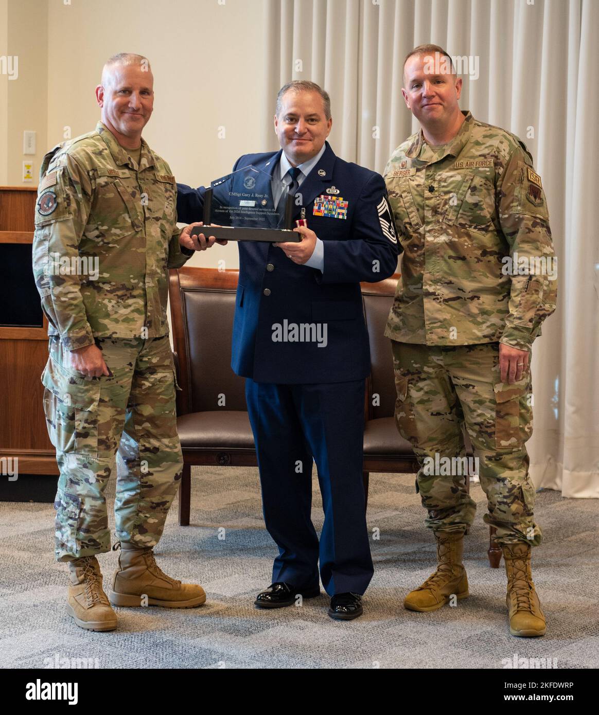 Chief Master Sgt. Gary Reny, officially retired during a ceremony on ...
