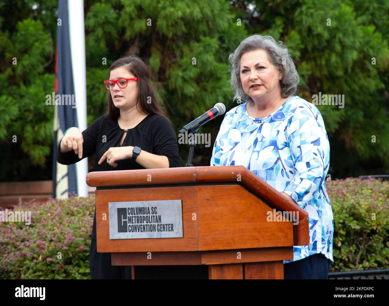 Diane Rawl, a Gold Star Mother of U.S. Army 1st Lt. Ryan Rawl, South ...