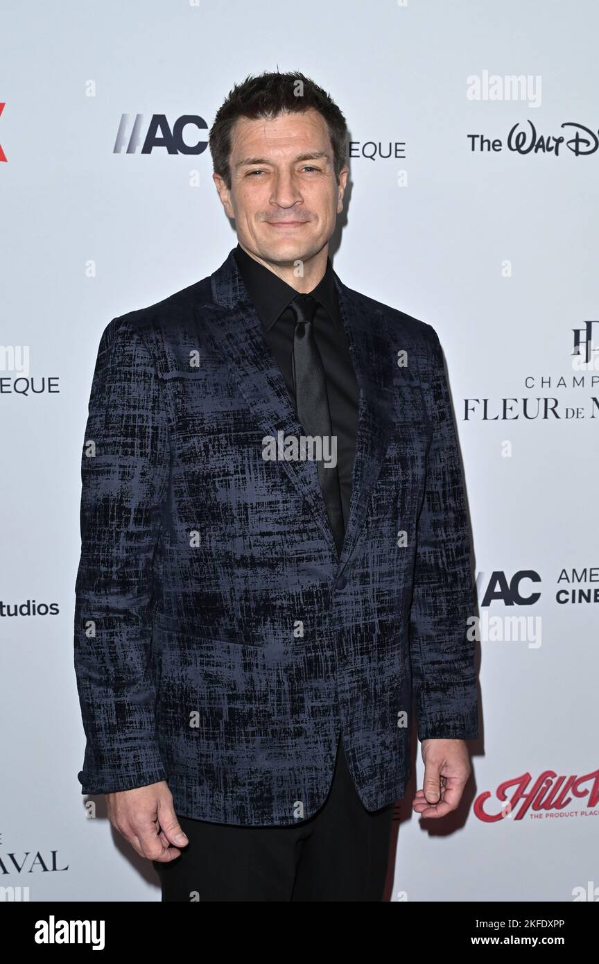 Los Angeles, USA. 17th Nov, 2022. Nathan Fillion at the 36th Annual ...
