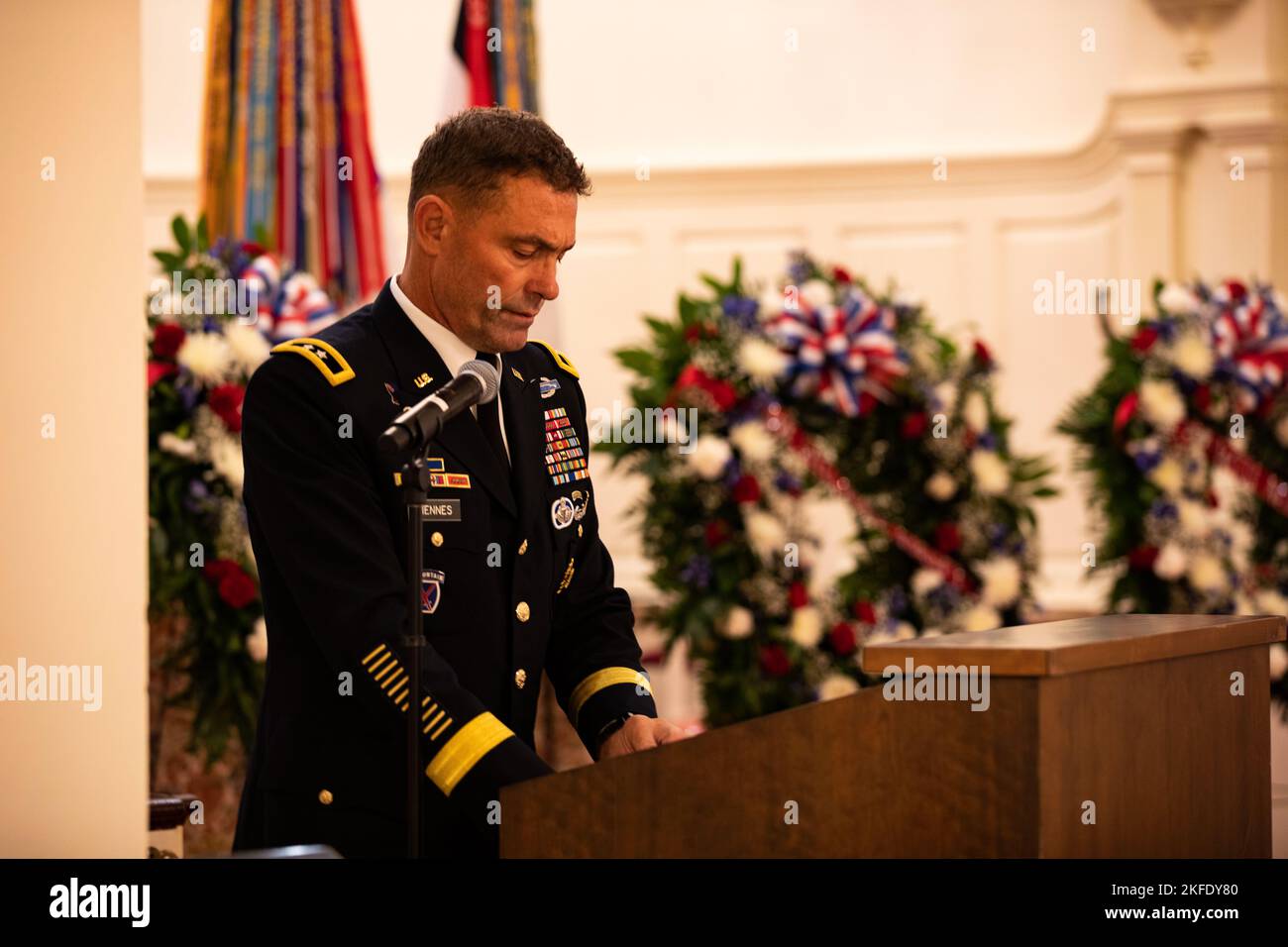 U.S. Army Maj. Gen. Brian J. Mennes, deputy commanding general, XVIII ...