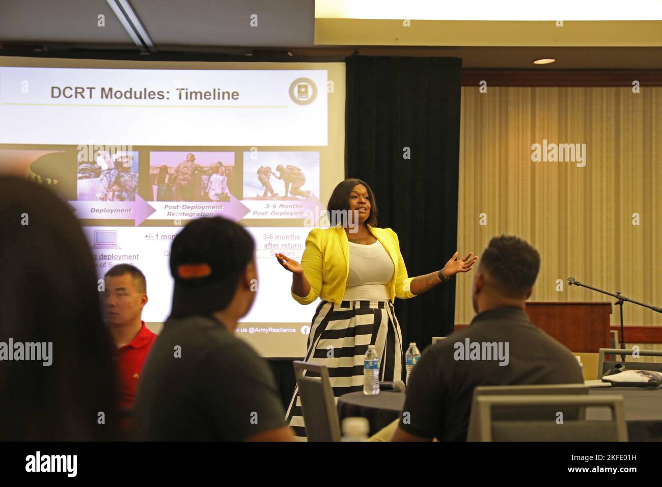 Sergeant First Class Y'Vette Jones discusses Deployment Cycle ...