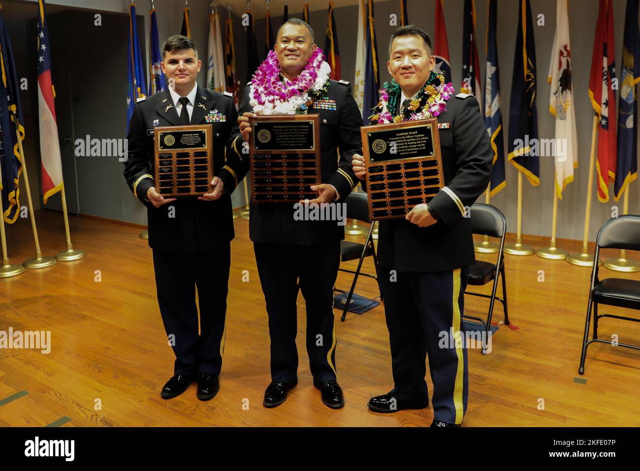 Leadership Award recipient 2nd Lt. Eythan Caputo, Distinguished Honor ...