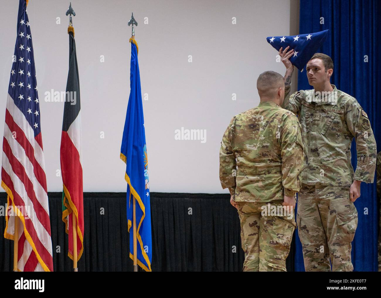 From right, U.S. Air Force Senior Airman Chase Schmidtke, 386 ...