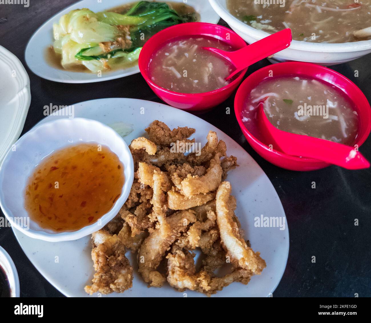 Deep fried fish soup hi-res stock photography and images - Alamy