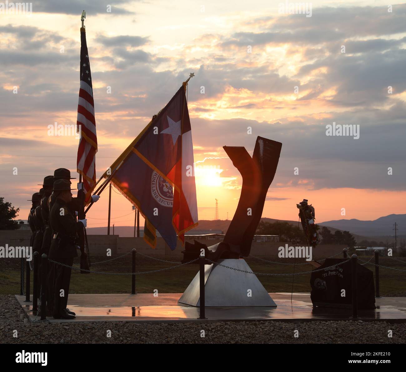 A memorial ceremony was conducted at the Alpine Border Patrol Station ...