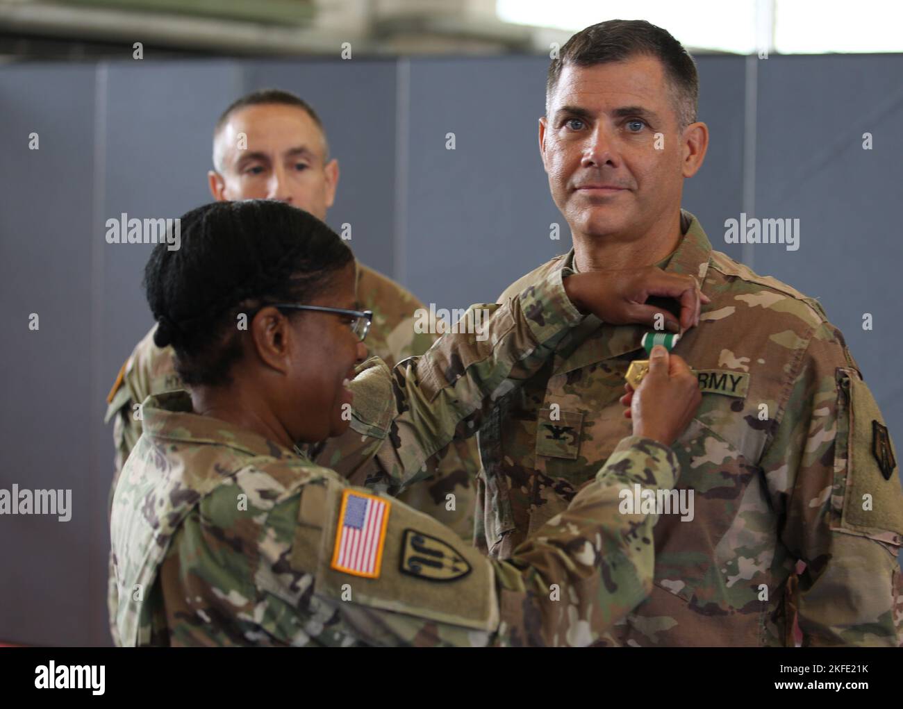 KAISERSLAUTER, Germany- The 7th Mission Support Command Commander, Brig ...