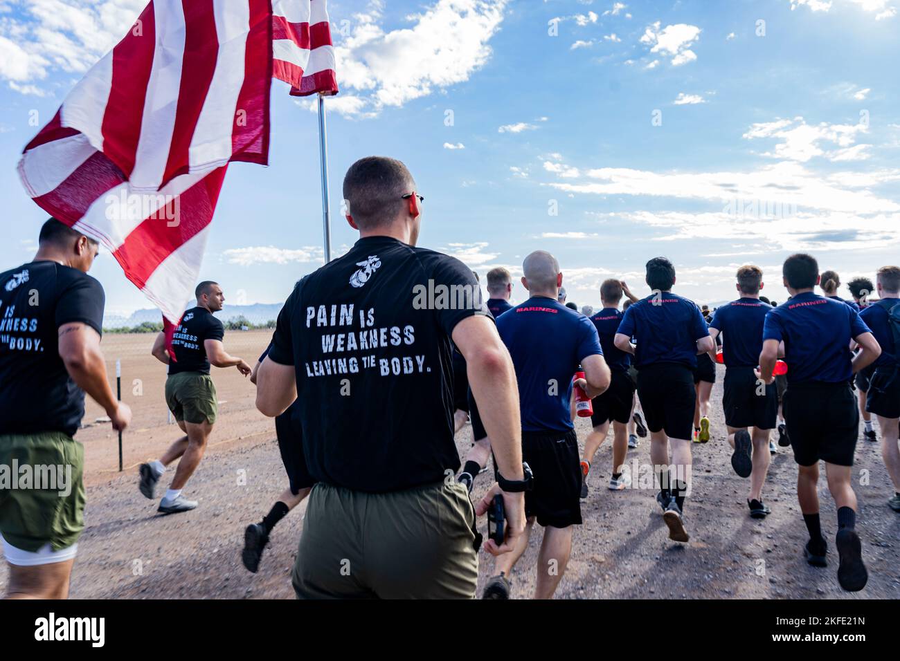 Marines and Poolees from across the state of Arizona participate in a 9 ...